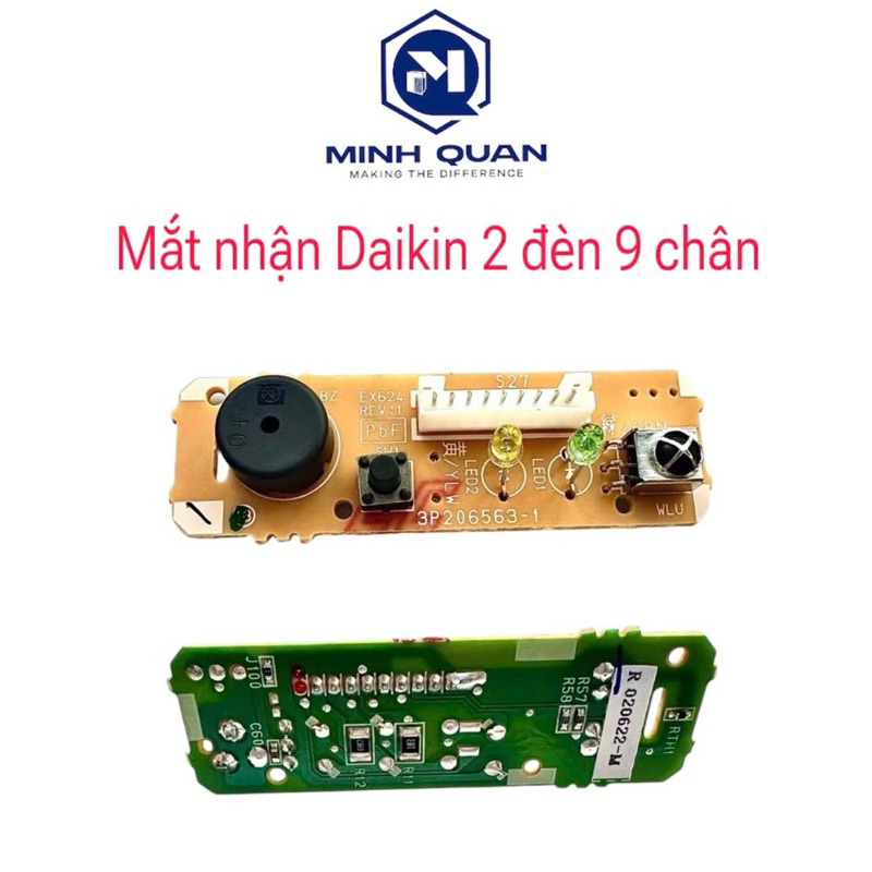 Daikin air conditioner receiver circuit with 2 9-pin lights - daikin ...