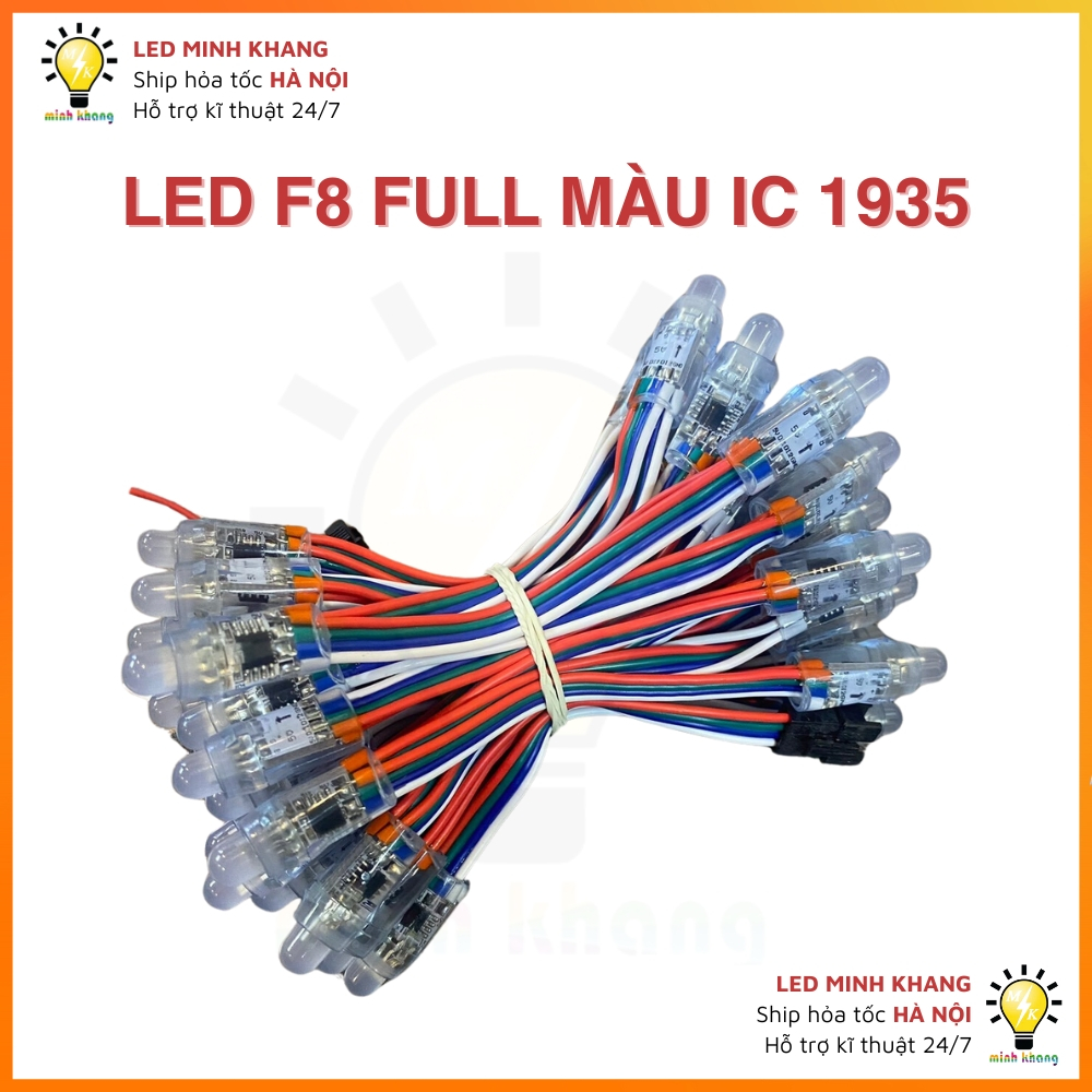 Led full IC 1935, 2811, 1903, 1908, 8206 outdoor, full color F8 molded LED (50 LED strip ...