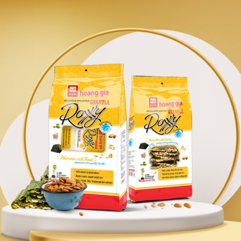 Combo of 2 bags of premium Roxy nutritious seaweed crackers, Healthy ...