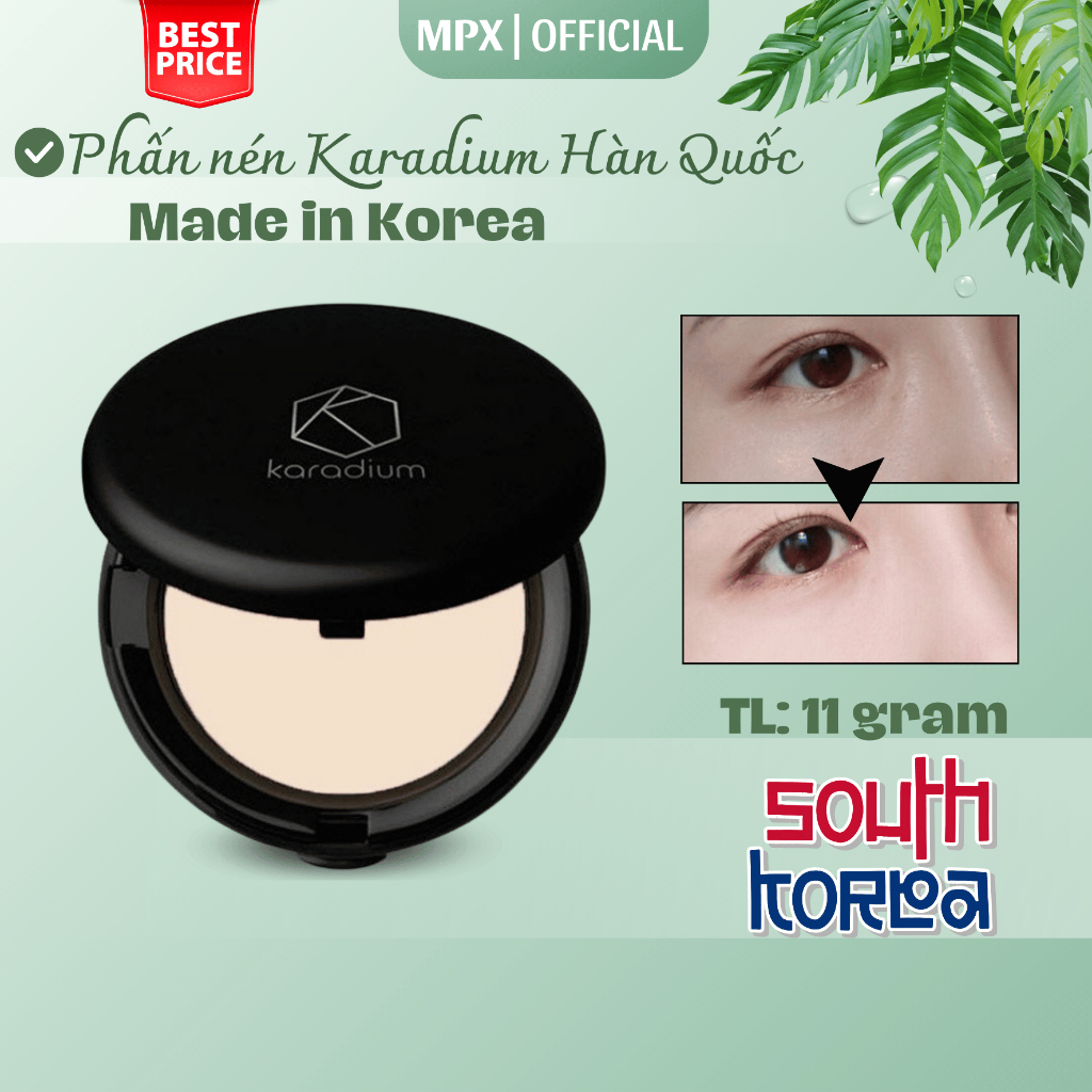 Karadium COLLAGEN SMART SUN PACT SPF 50+ Korean Oil Control Powder - Good coverage, naturally ...