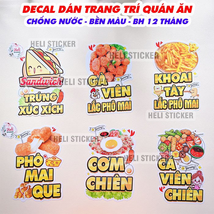 Decal of Rice Balls, Kimpap, Sausage, Sushi, Cheese Sticks, Chicken ...