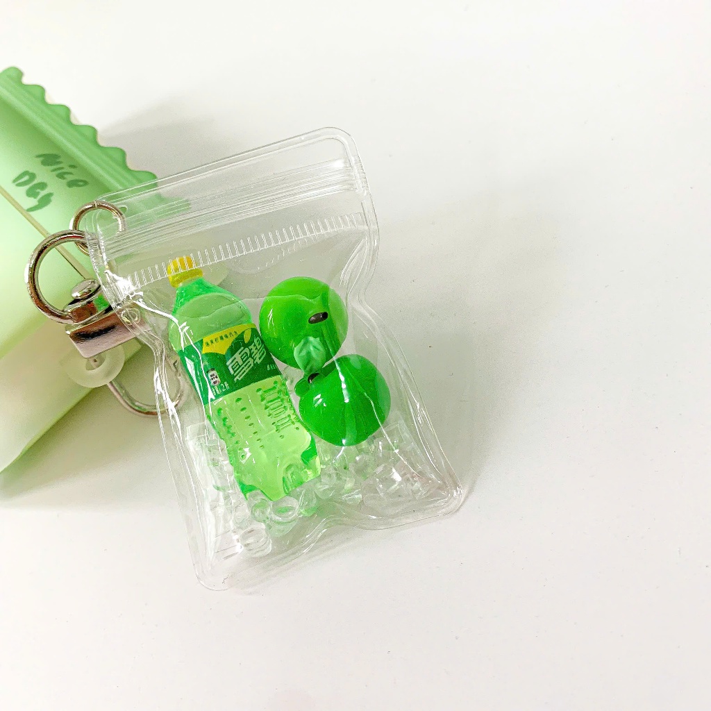 7up BOTTLE keychain (mini food bag) | Shopee Philippines