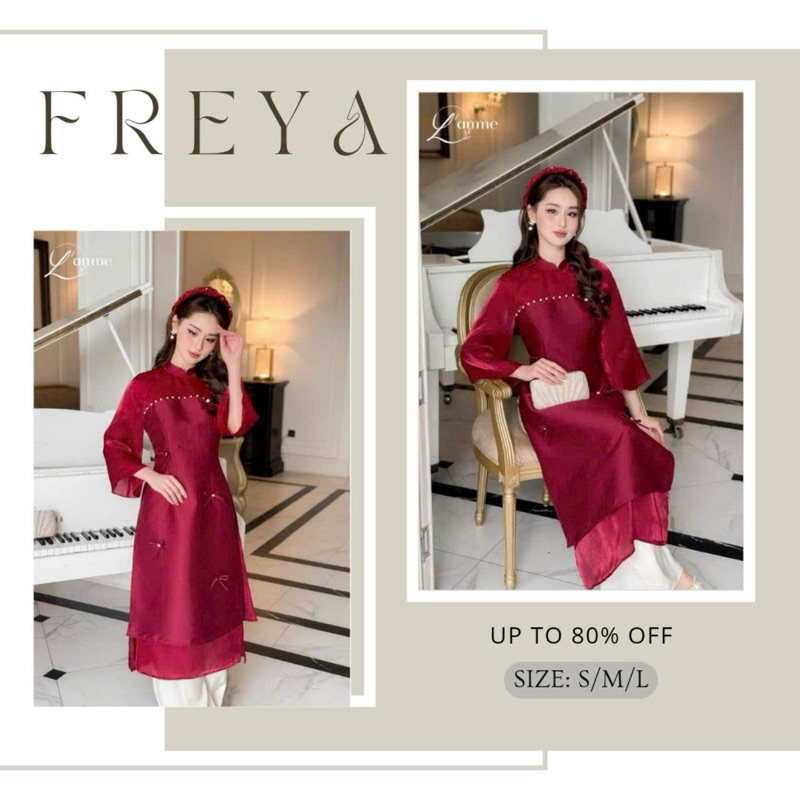 Women's Set: Women's tapta ao dai with ogranra combination, turtleneck ...