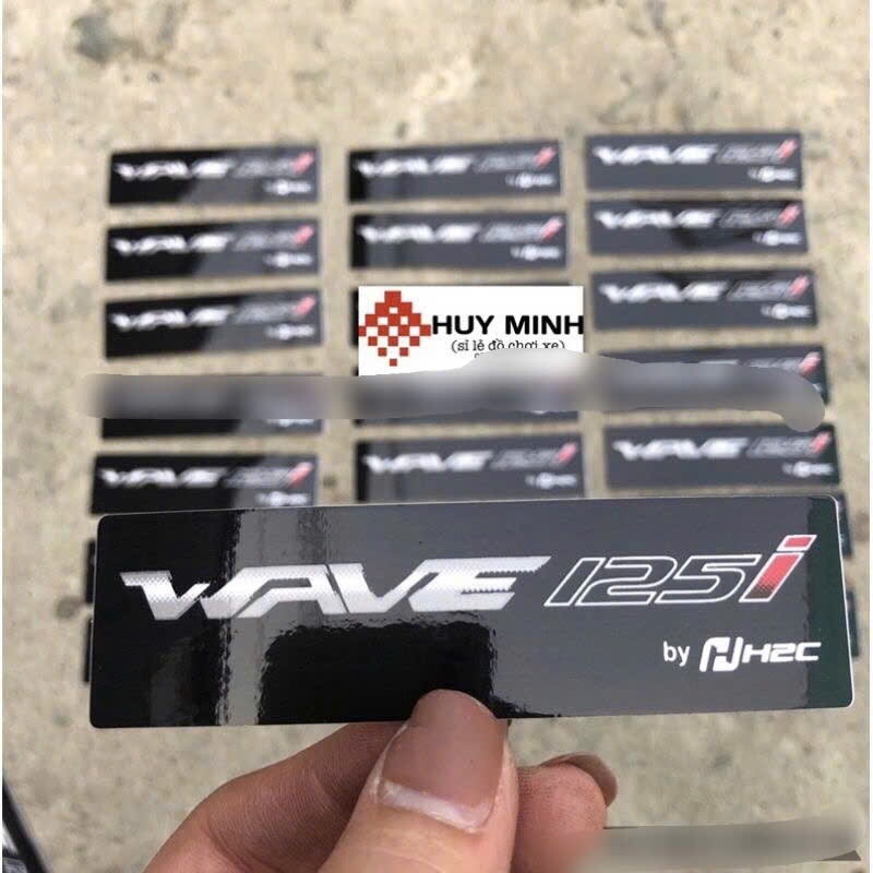 Empty STICKERS - WAVE 125i - H2C - STICKY COVER - LONG-LASTING - PRICE ...