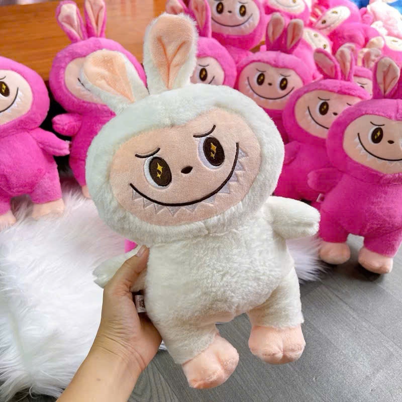 Labubu Teddy Bear with Fluffy Teeth Hot Trend, Lovely Labubu Doll ...