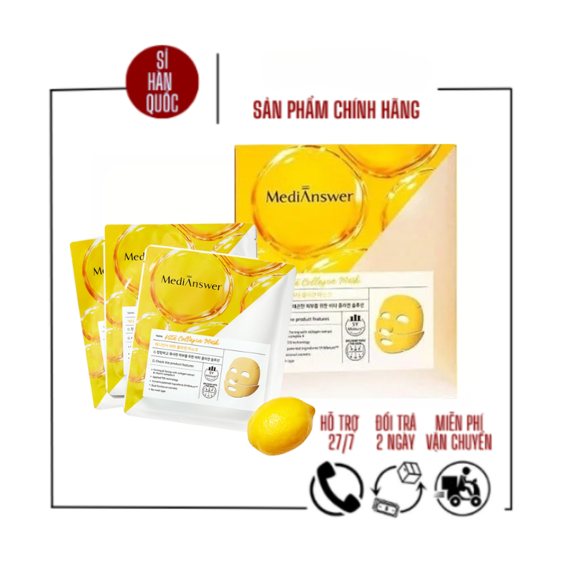 [GENUINE] Medi Answer Vita Collagen Mask Korean Collagen Jelly Mask box ...