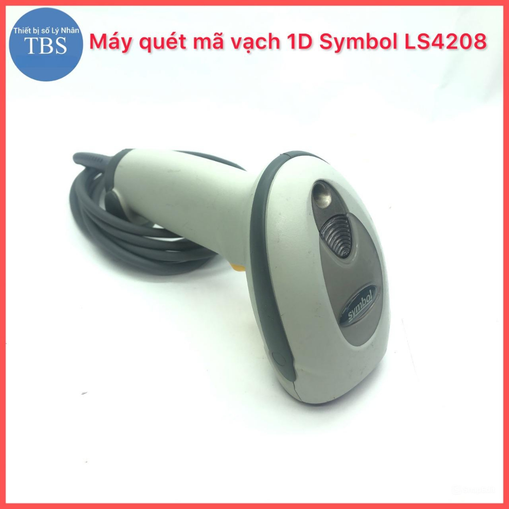 Symbol LS4208 1D wired barcode scanner reads code quickly and ...
