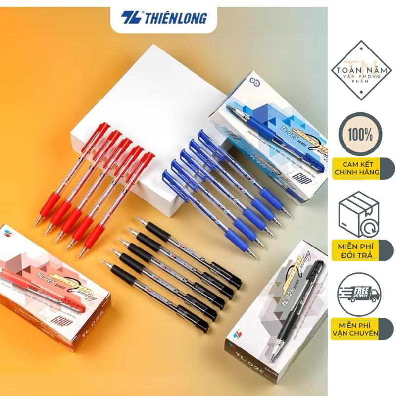Thien Long ballpoint pen TL-025 0.8mm nib I Pen TL025 with replaceable ...
