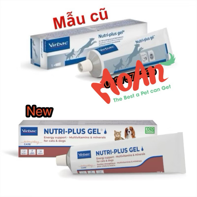 Virbac Nutri Plus Nutritional Gel for dogs and cats with anorexia and ...