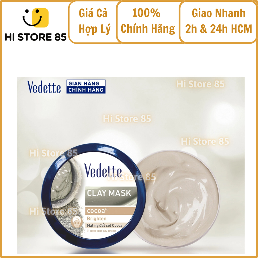 [Expiry Date: 2027] COCOA Young Mud Clay Mask 145g Jar VEDETTE_ Hi ...