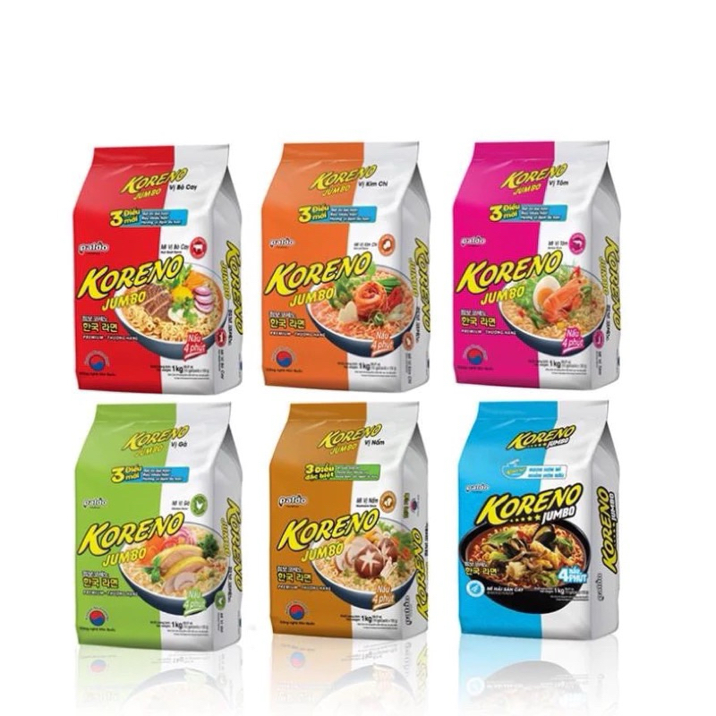 Koreno Jumbo Noodles (All Flavors) | Shopee Philippines