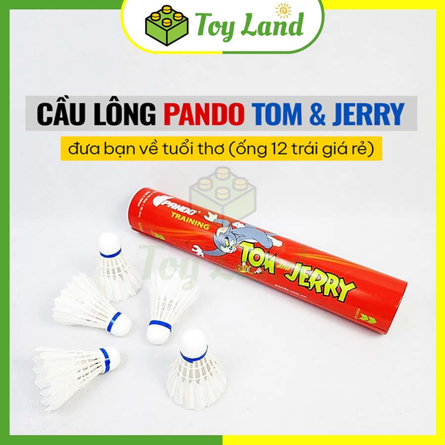 [Pando] Pando Tom Jerry Badminton Tube Blue Tom Red Tom 12 Badminton ...