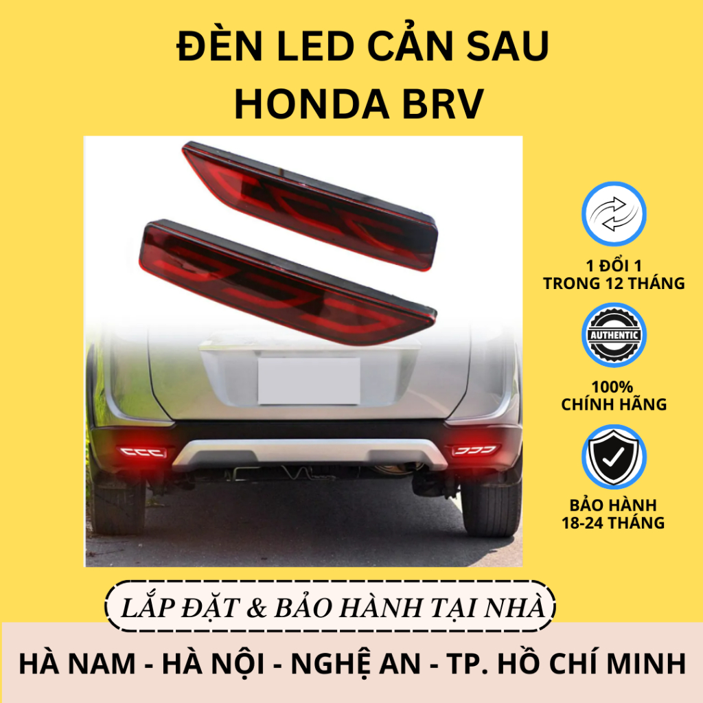 Honda BRV Rear Bumper Led Light | Led Front Underbody BRV | 3 Turn ...