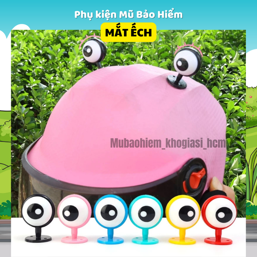 Unique Colorful Frog Eye Helmet Accessory. fun. | Shopee Philippines