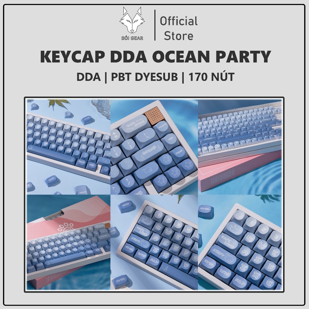 [HN - Hcm EXPRESS] Mechanical keyboard button set | Dda Ocean Party ...