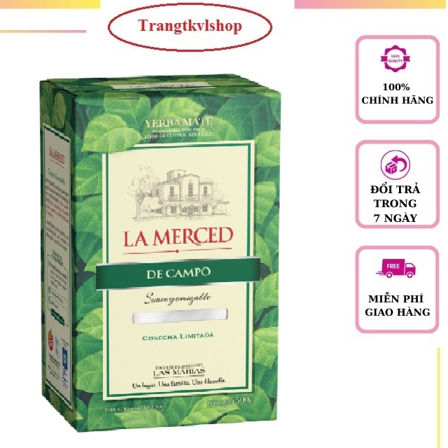 Yerba MATE LA MERCED DE CAMPO TEA 500GR Traditional Brewed Tea for 3 ...