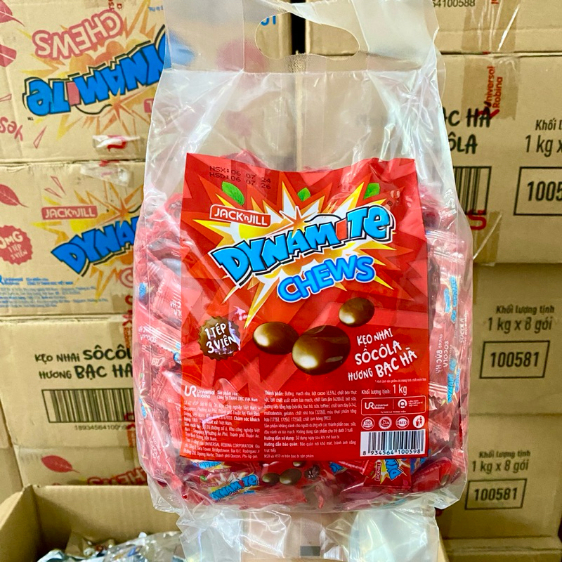 Dynamite Candy with Chocolate Filling 3 Tablets, 1kg Pack, Genuine ...