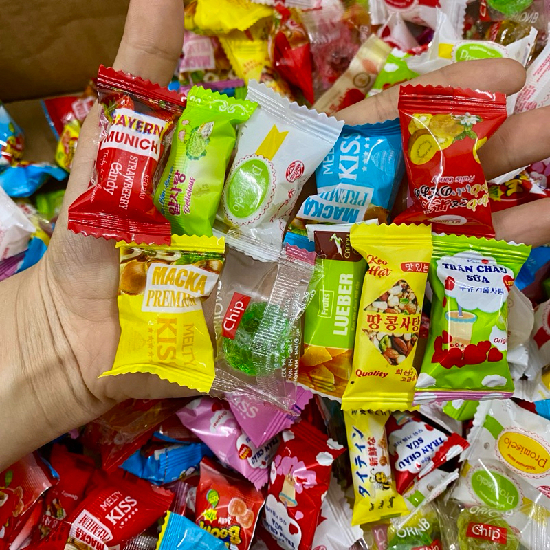 Mixed Candy with 10 Assorted Flavors, Mixed CNY Candy, mixed candy 1kg ...