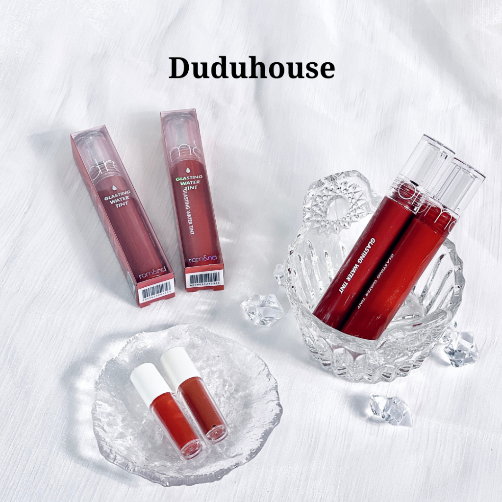 Romand Glasting Water Tint 03/04 Lip Gloss 0.7g/Fullsize 4g | Shopee ...