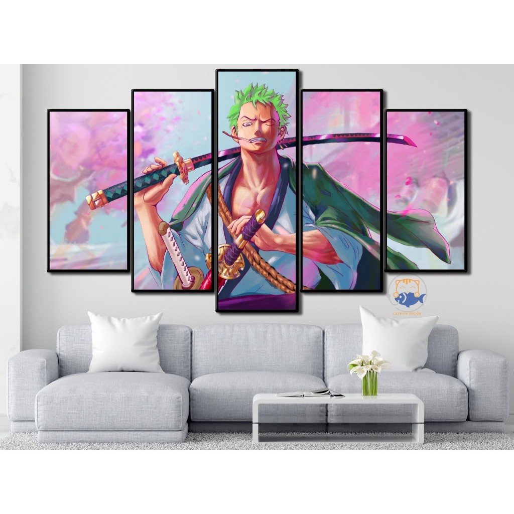 'ONE Piece' Formex Mirror Wall Painting - ZORO - Anime Decor | Shopee ...
