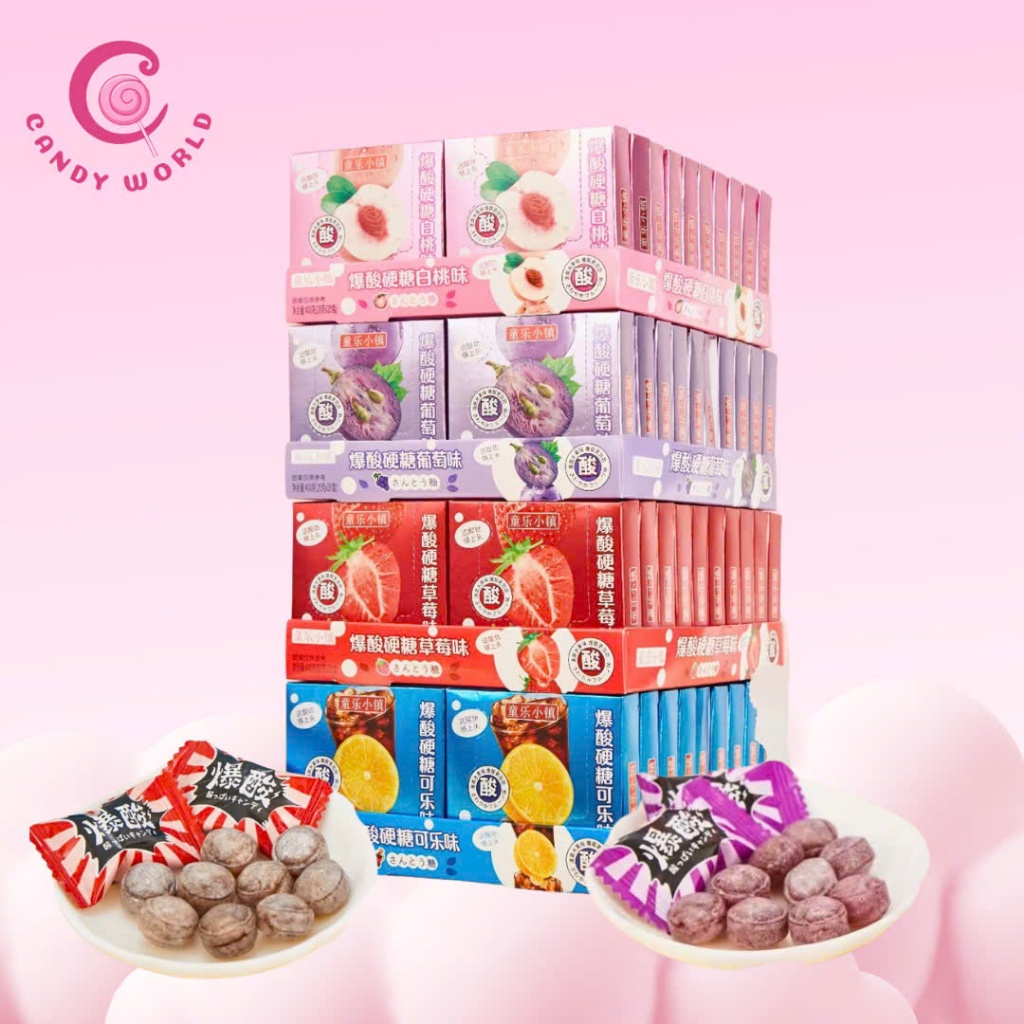 Tongle Super Sour Fruit Candy Box 20G, Fruit-flavored sour candy ...