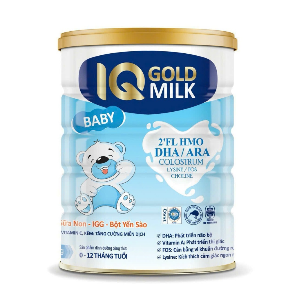 [900G Can] IQ GOLD MILK BABY MILK Helps Enhance Resistance, Brain and ...