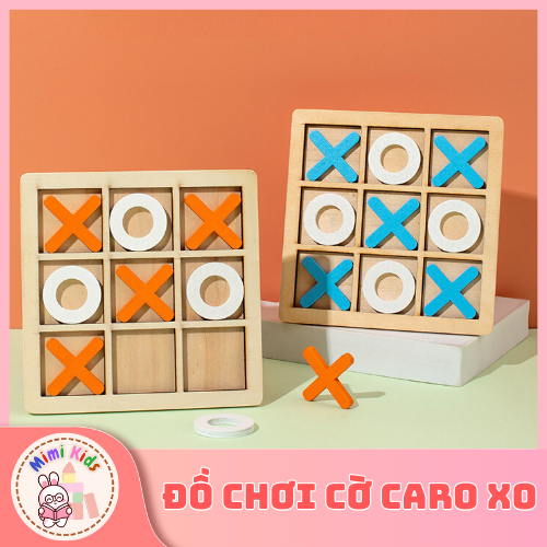 Caro XO Puzzle Tic Tac Toe chess board intellectual toy set helps ...
