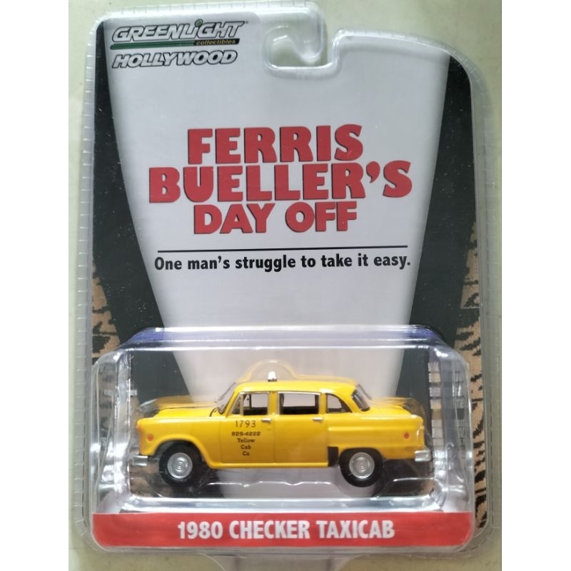 Greenlight Hollywood 1980 Checker Taxi Cab Toy Model Car | Shopee ...