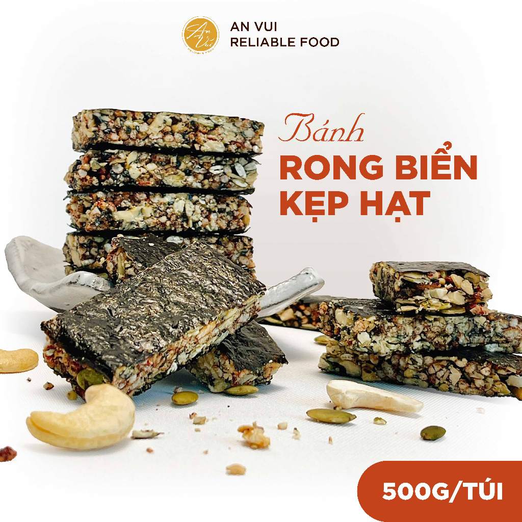 Seaweed Cake with Cashew Nuts, Almond Slices, Zucchini, Oil-free Brown ...