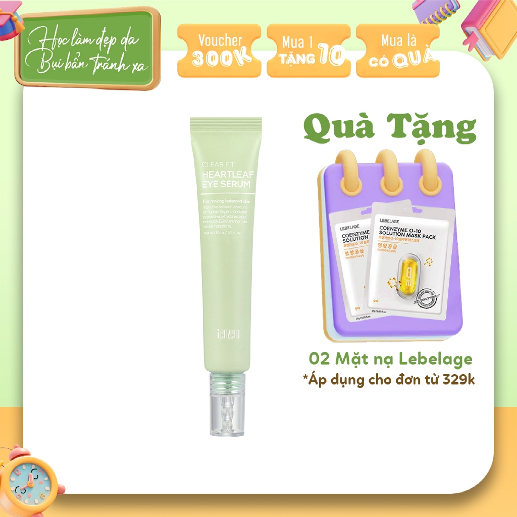 (July 2025) Tenzero Clear Fit Heartleaf Eye Serum 30ml | Shopee Philippines
