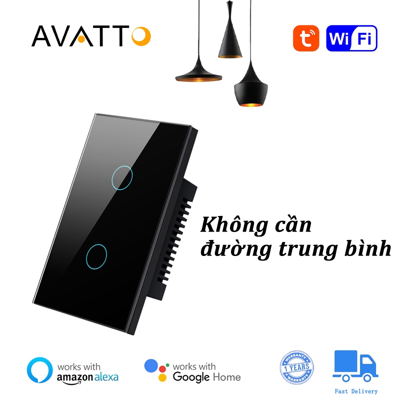 Avatto Toya WiFi smart light switch does not require neutral wire wall ...