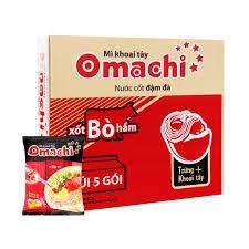 Box of Omachi potato noodles with stewed beef sauce/stewed shrimp/mixed ...