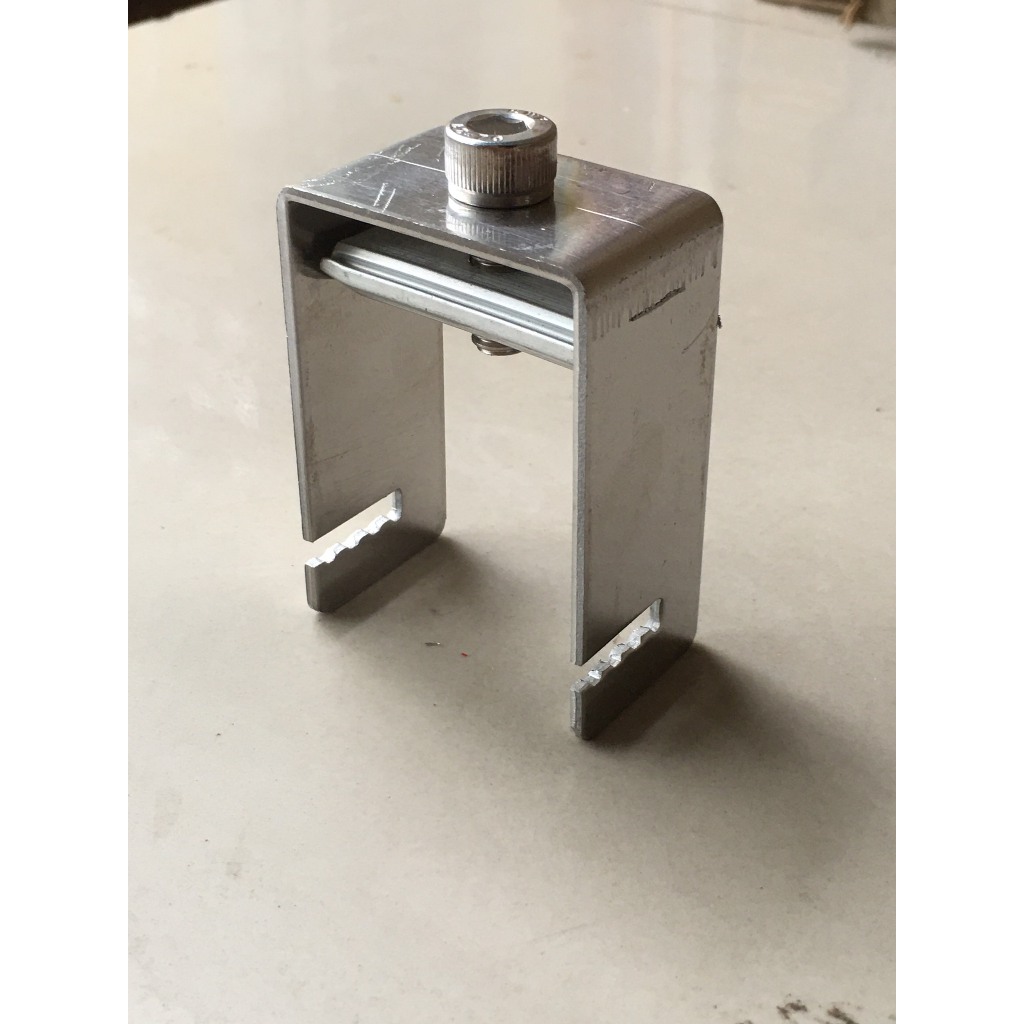 U plate / clamp under solar panel U44 stainless steel 430 - Full set of ...