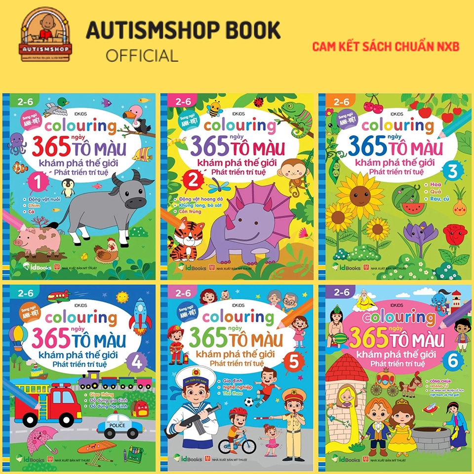 Book - Coloring 365 days of coloring to explore the world, develop ...