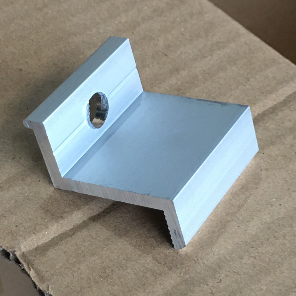 [ALUMINUM Pattern ONLY] Edge clamp / End clamp / End clamp / 30mm cover ...