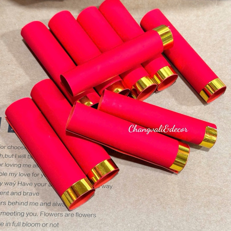 Combo of 10 paper tubes to make decorative confetti cannon models CNY ...