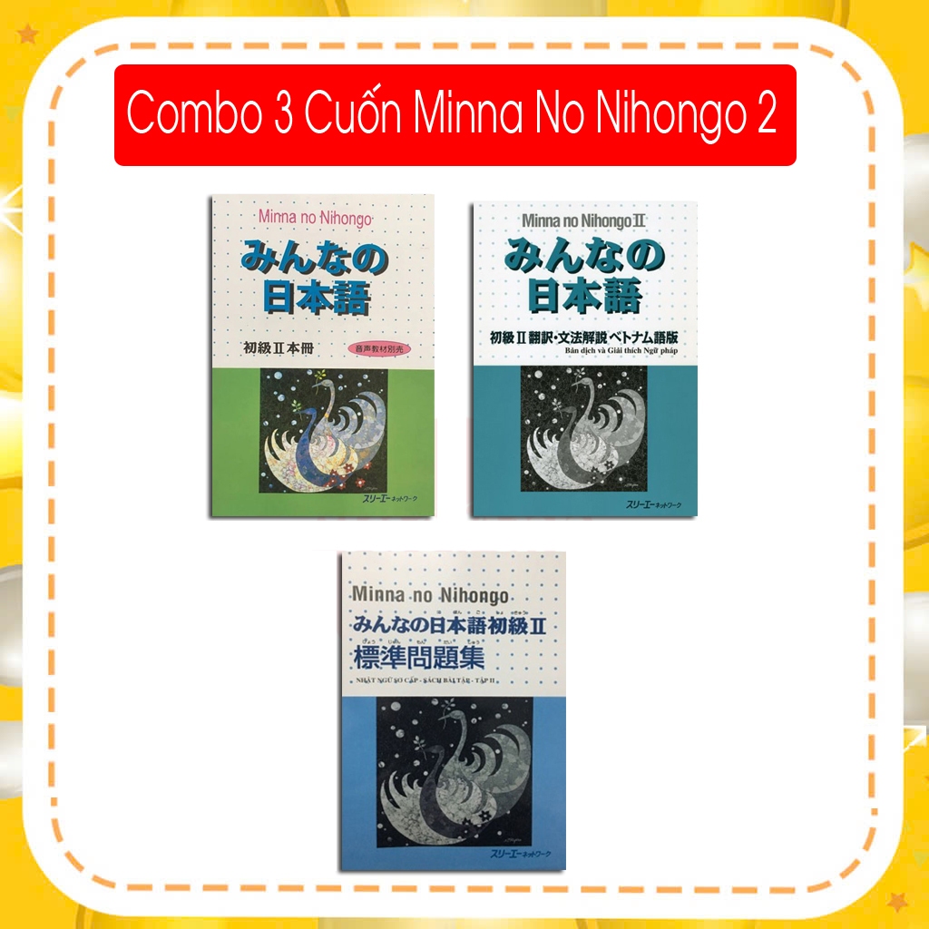 Book - Combo Minna No Nihongo 2 - Elementary Japanese 2 Level N4 (Basic ...