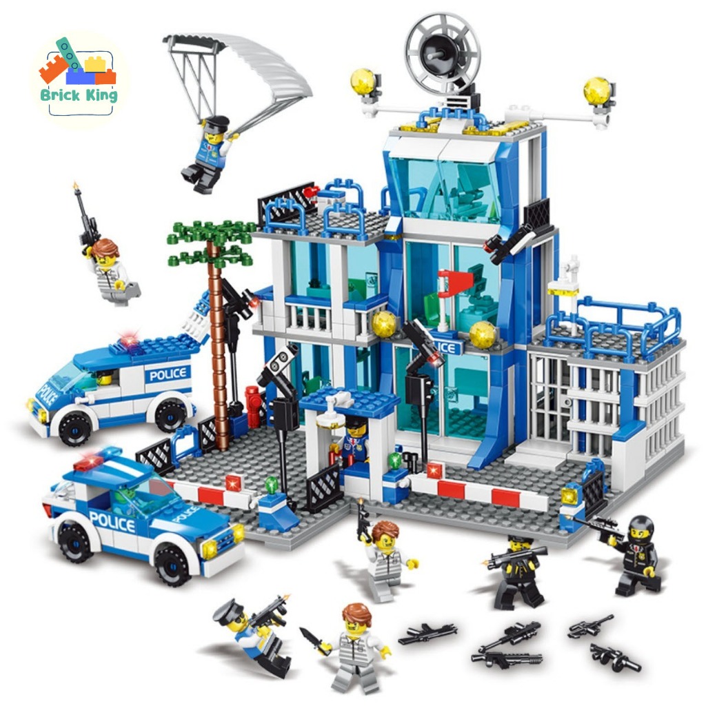 SWAT police assembly toy, Police headquarters model, Police ...
