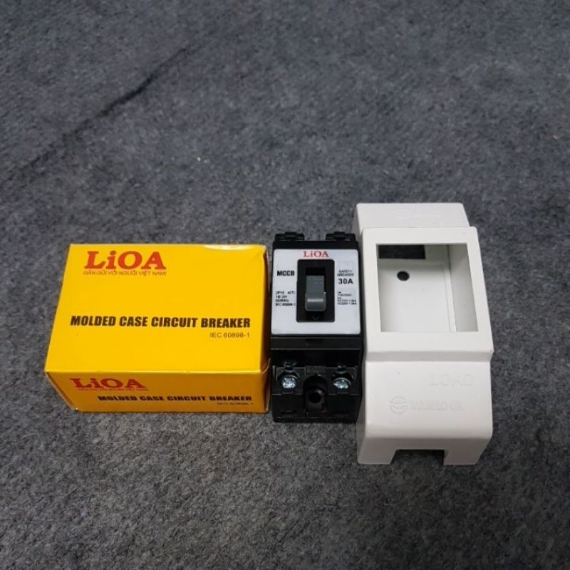 Aptomat, LiOa 20A, 30A automatic circuit breaker (with case) | Shopee ...