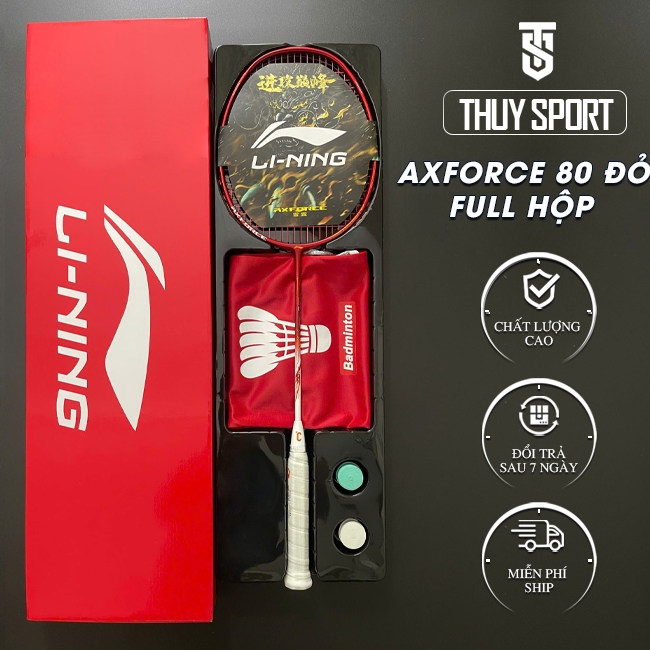 Lining Axforce 80 Chen Long Badminton Racket, Fire Dragon Full Box with ...