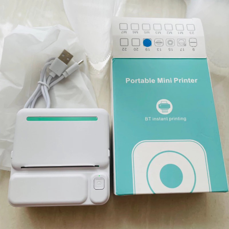 Mi bluetooth thermal printer, photo printing, invoices without ink ...