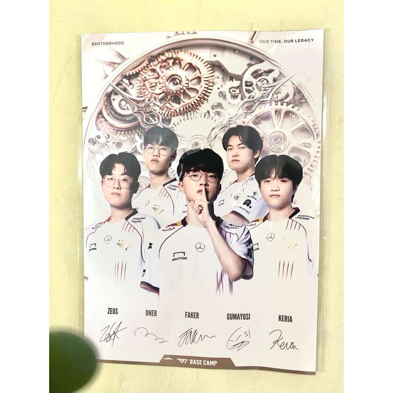 Poster a4 t1 2024 basecamp Genuine product t1 ZOFGK official super nice ...