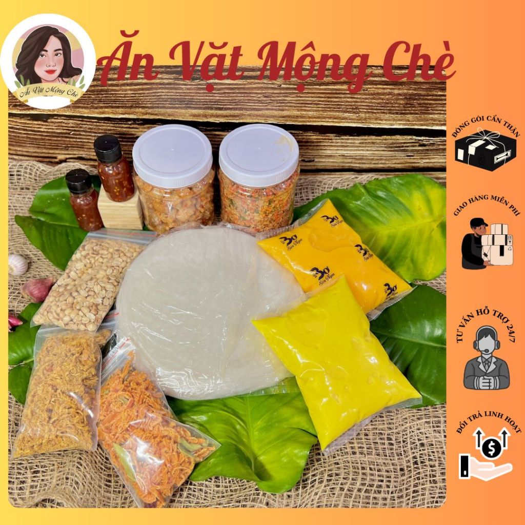 Dew-dried rice paper + pork rind + fried onion salt + yellow butter ...