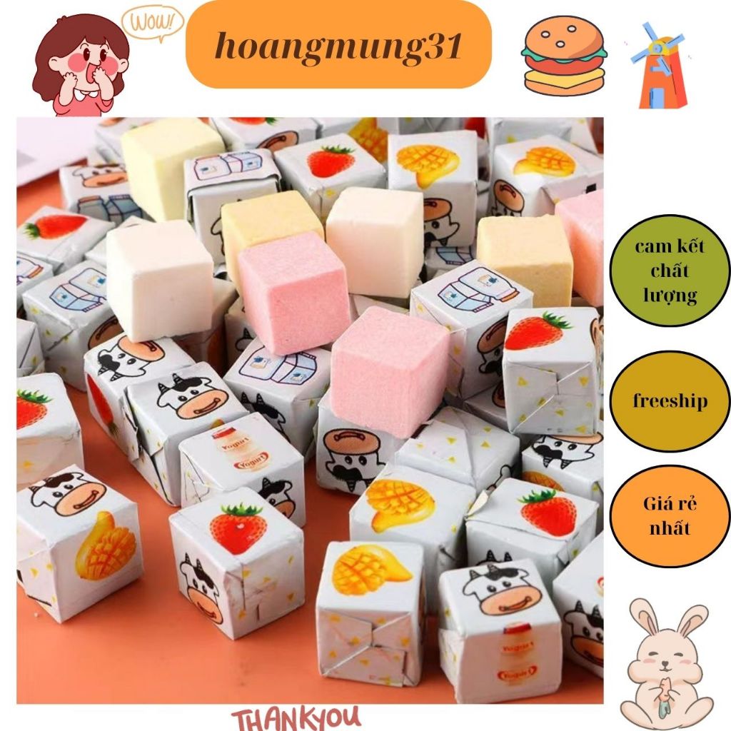 500G Delicious Yogurt Candy Tablets, Fruit Yogurt Candy Tablets, Cow's ...