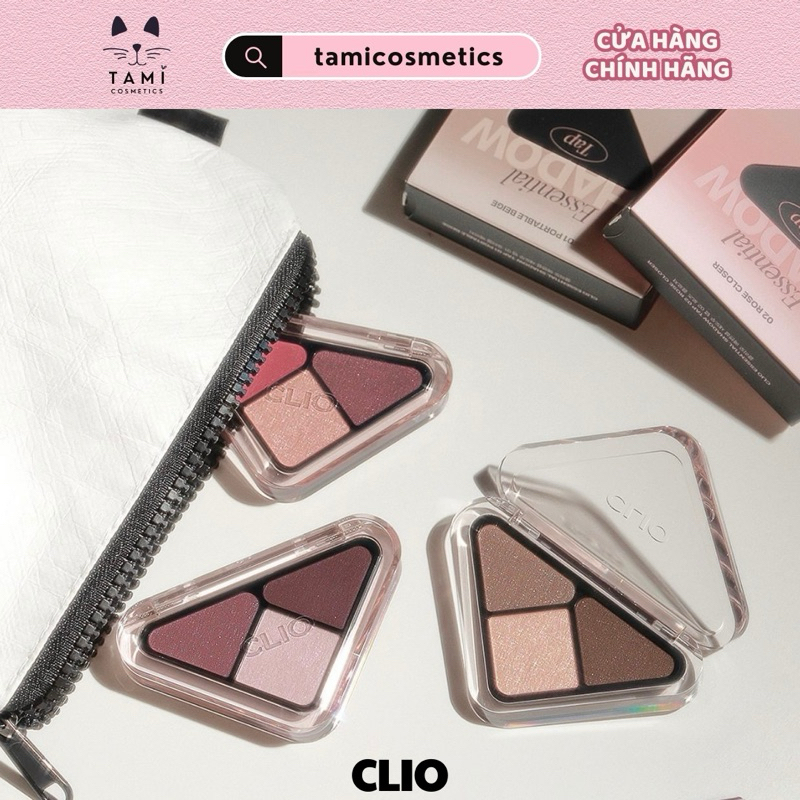 Clio Essential Shadow Tap Triangle Eyeshadow Palette | Shopee Philippines