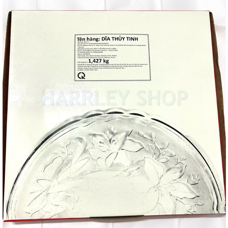 33cm Super Large Glass Plate for Displaying Fruits, Fruits, Candies ...