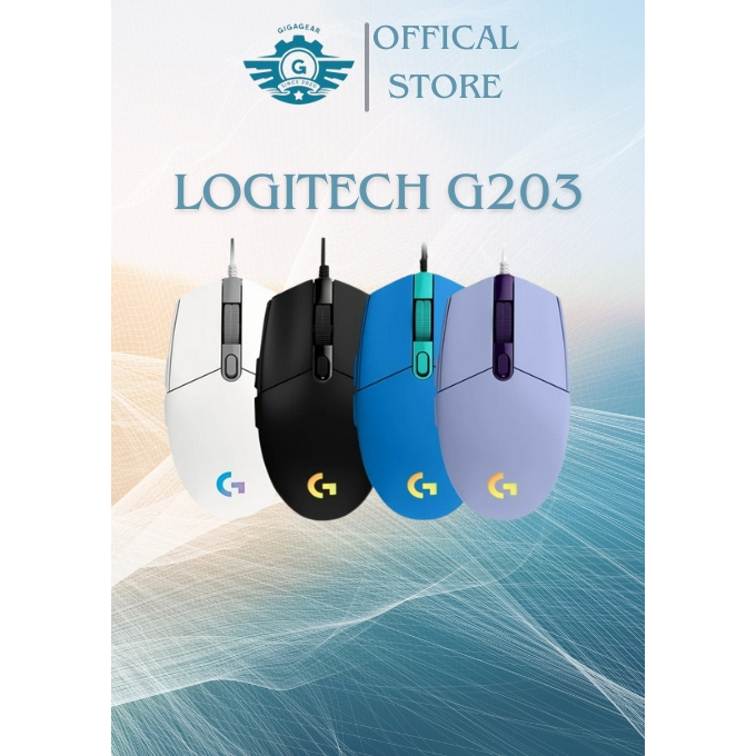 Logitech G203 Lightsync Wired Gaming Mouse - RGB Customization, 6 ...