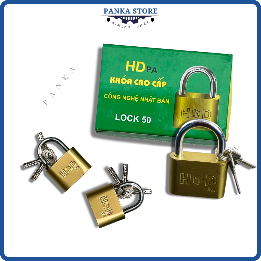 Super durable HD Viet Nhat Lock - stainless steel material, tri gold ...