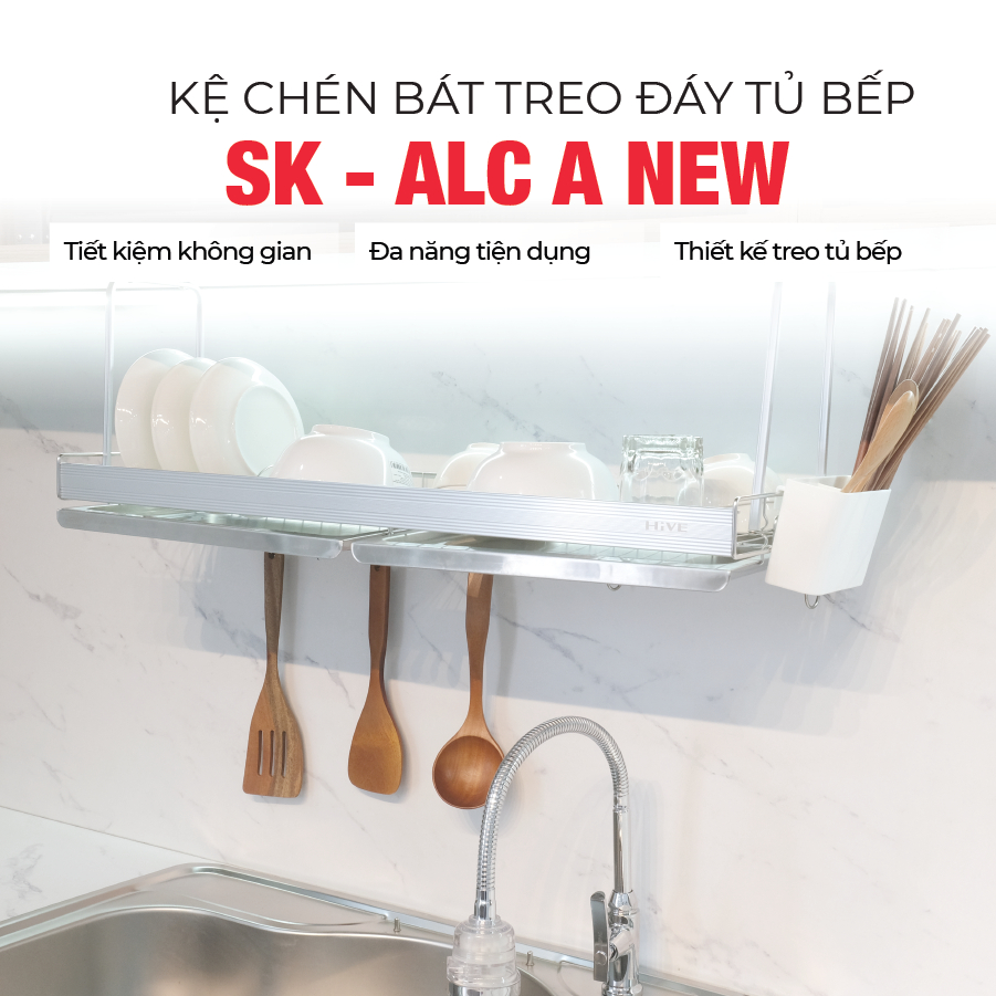 Hive SK-ALC A New kitchen cabinet bottom hanging dish rack | Shopee ...