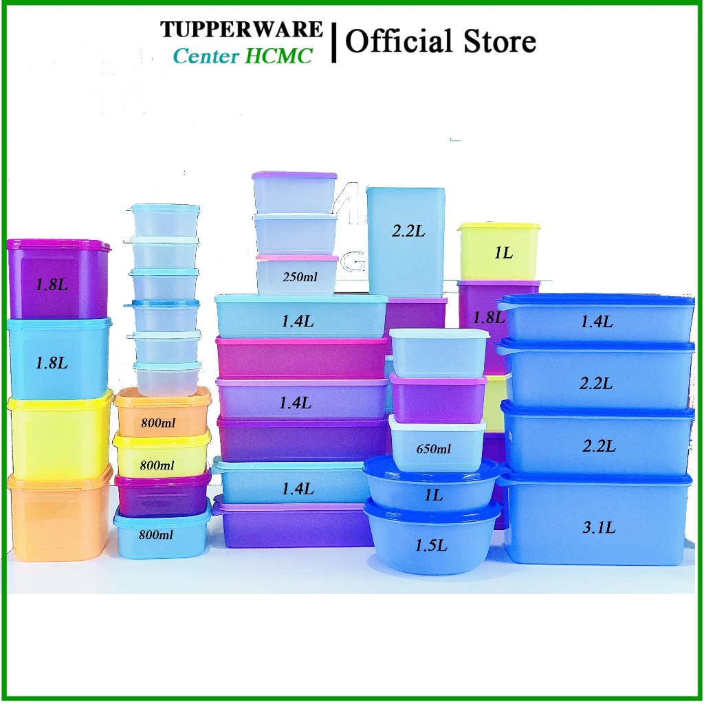 Single cool storage boxes & Tupperware dry storage of all sizes, virgin ...